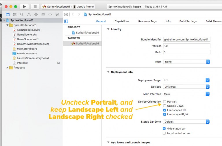 Writing Ios Games With Swift And Sprite Kit Part 2 Responding To