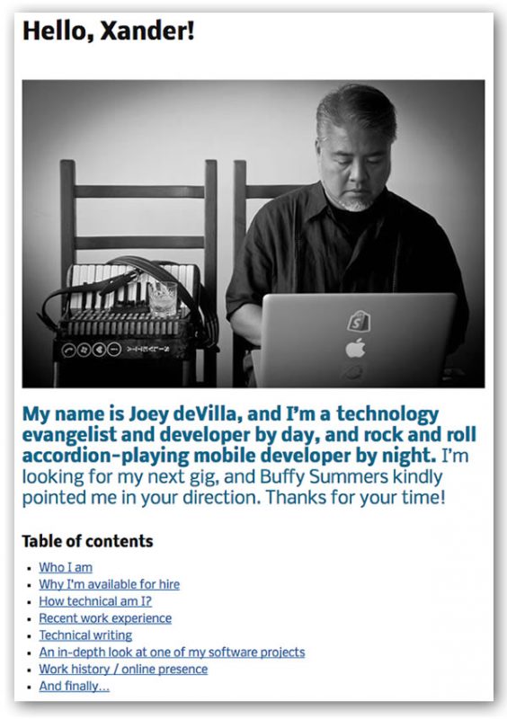 xander application : Global Nerdy