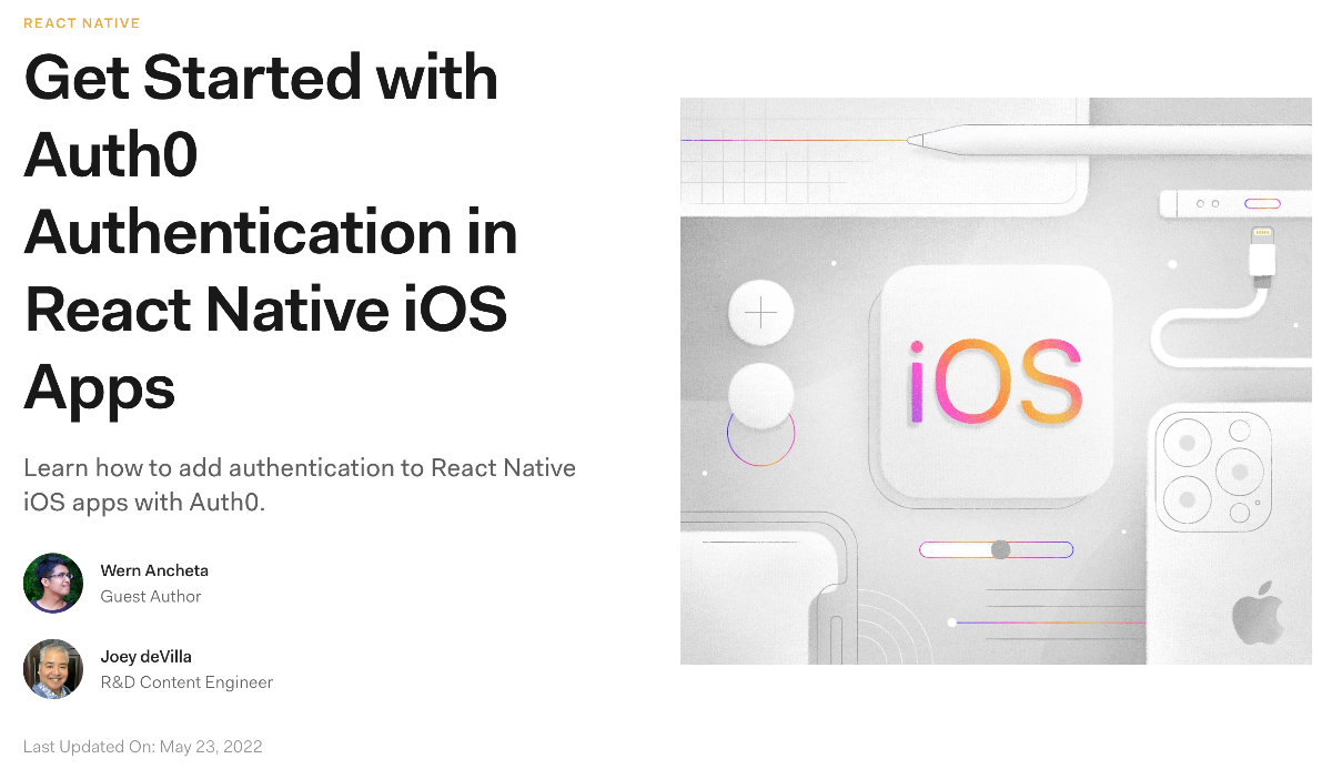 Learn How To Add Auth0 Authentication To Android And Ios Apps Built With React Native Global
