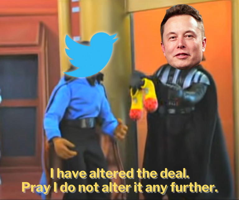 Elon Musk is to Twitter as Darth Vader is to Lando Calrissian : Global ...