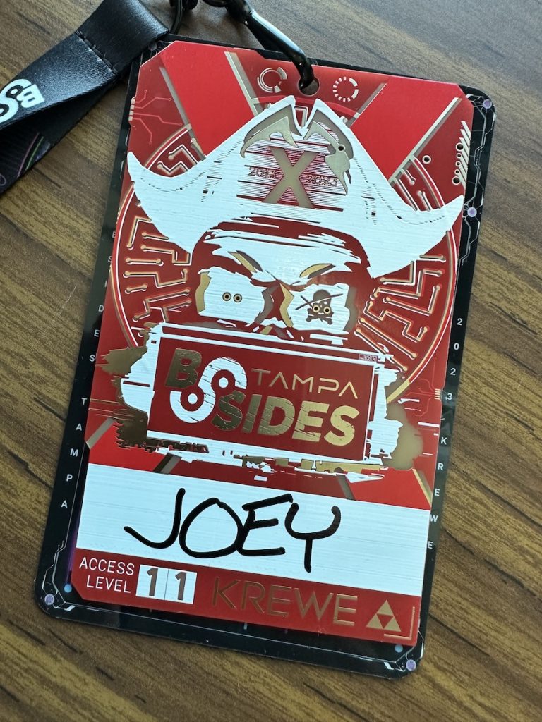 Scenes from BSides Tampa X 2023 : Global Nerdy