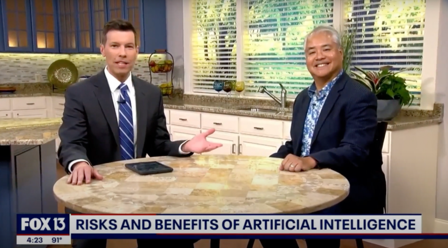 Yesterday’s AI interview on FOX 13 News Tampa : Global Nerdy