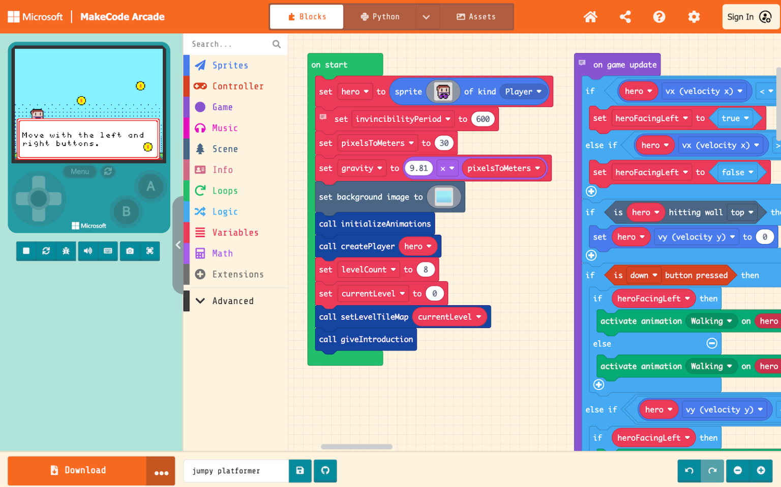 makecode-arcade : Global Nerdy