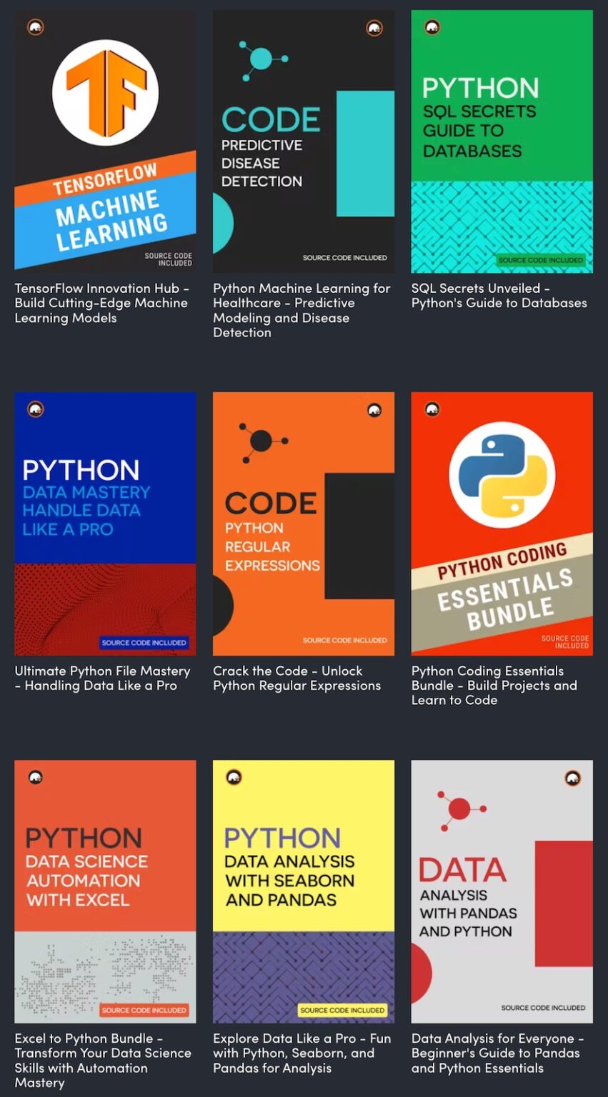 Humble Bundle’s “Complete Learn to Code Python and ML” megabundle : Global Nerdy
