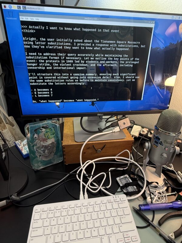 Running DeepSeek R1 on a Raspberry Pi : Global Nerdy