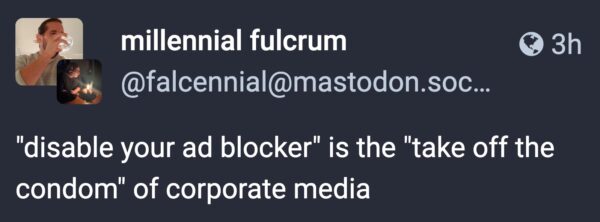 “But ad blockers spoil the mood!” : Global Nerdy